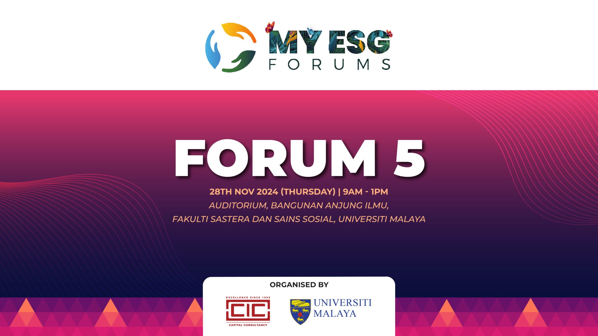 My ESG Forum 5 – CIC Consultancy